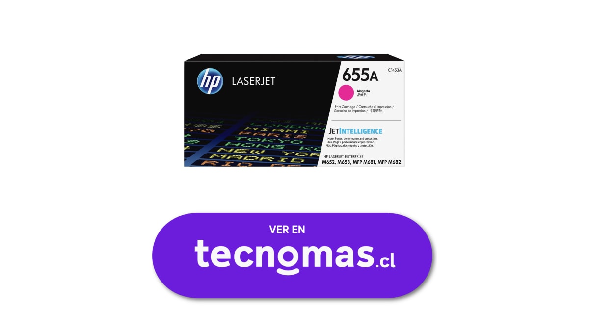 tecnomas.cl | [CF453A] Toner HP 655A Magenta LaserJet Toner Cartridge