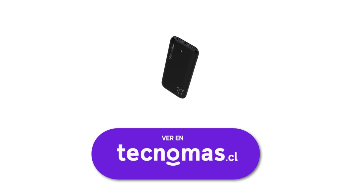 tecnomas.cl | [DUS-PB-PD10AH] Power Bank Dusted PB Slim Carga Rapida