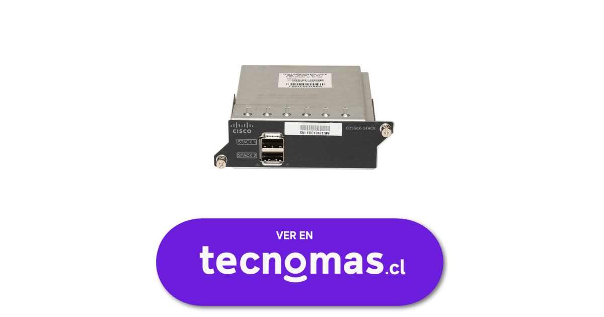 tecnomas.cl | [C2960X-STACK=] Catalyst 2960-X FlexStack Plus Stacking