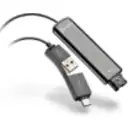 tecnomas.cl | Adaptador de Audio Poly DA75 USB Tipo-C/USB Tipo-A 2.0,