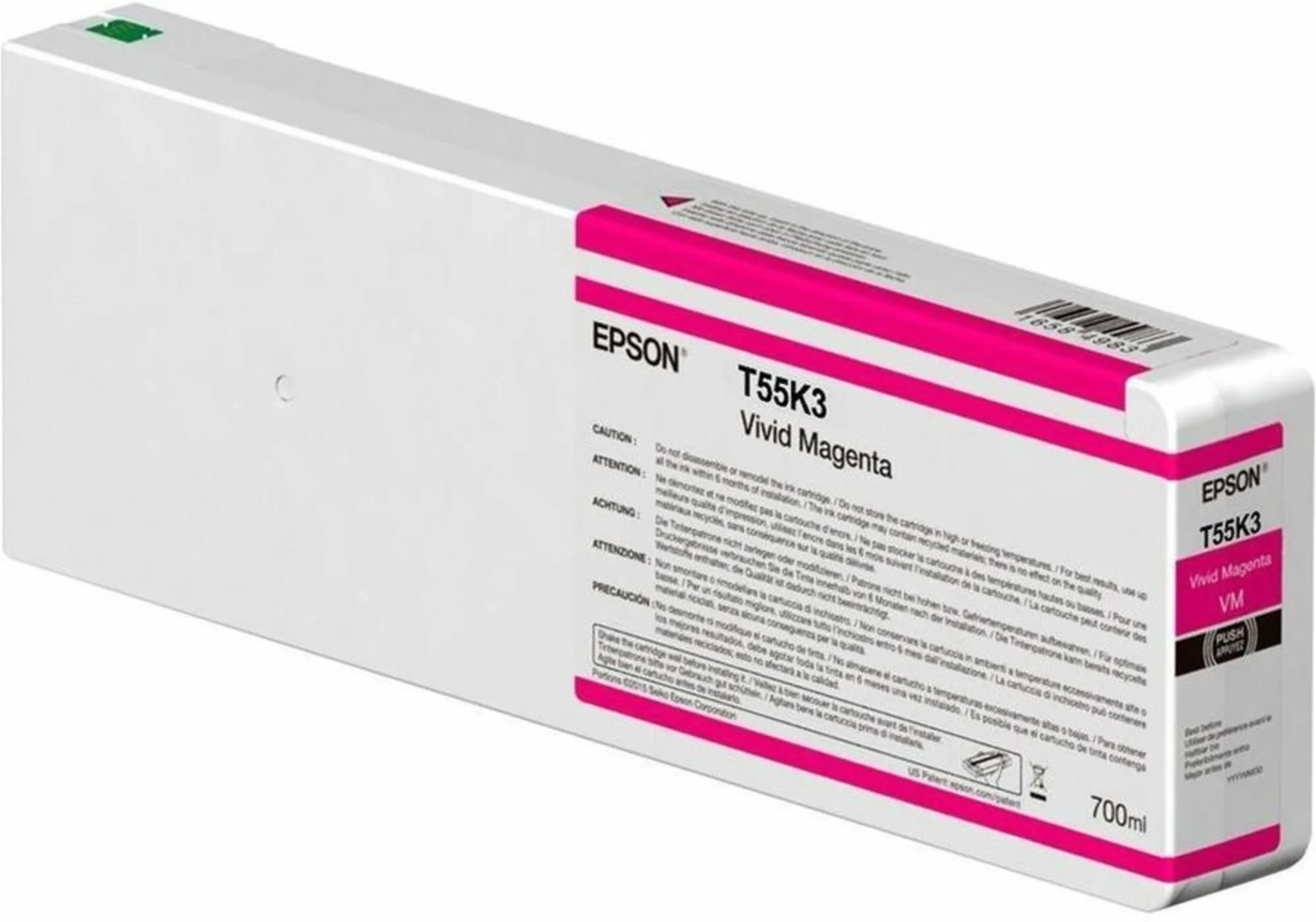 tecnomas.cl | [T55K300] Cartridge Epson UltraChrome HD VIVID MAG 700ml