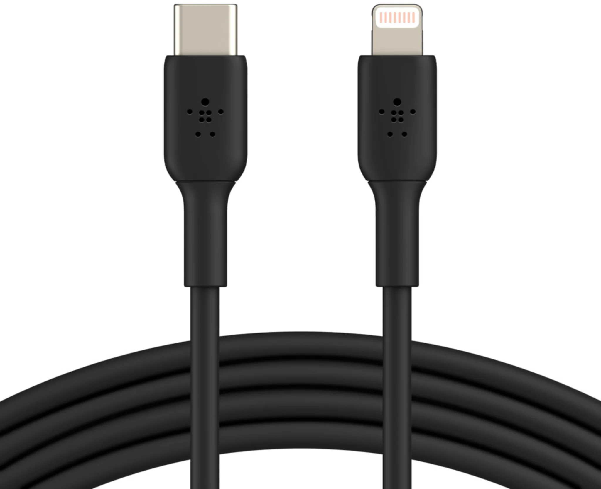 Cable Lightning A Usb-C Boost Charge Largo 1Mt Color Negro