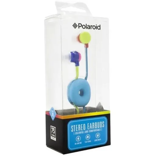 tecnomas.cl | [S277PHP748MIX2] Polaroid Stereo Earbuds - Azul