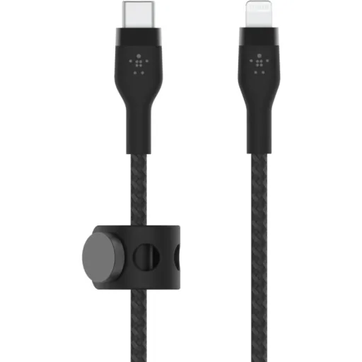 tecnomas.cl | Cable USB-C a Ligthing 2mt Pro Flex Belkin Negro