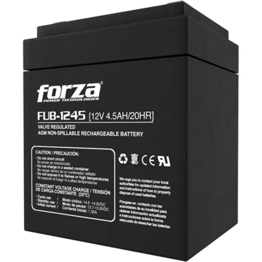 tecnomas.cl | [FUB-1245] Batería Forza FUB-1245, para UPS 12V 4.5Ah