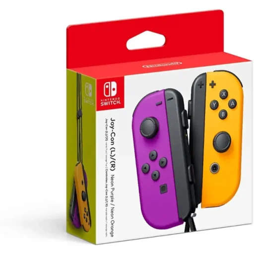 tecnomas.cl | [HAC-A-JAQAA] Joy-Con Nintendo (L/R) - Neon Purple/Neon
