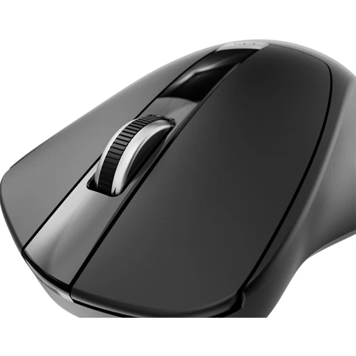 tecnomas.cl | [KMW-420BK] Mouse Inalámbrico KlipX Óptico 1600DPI 4