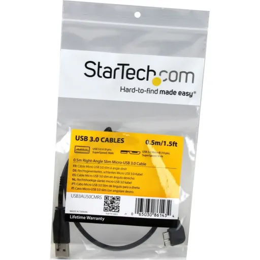 tecnomas.cl | [USB3AU50CMRS] 0.5m 20in Slim Micro USB 3.0 Cable - M/M