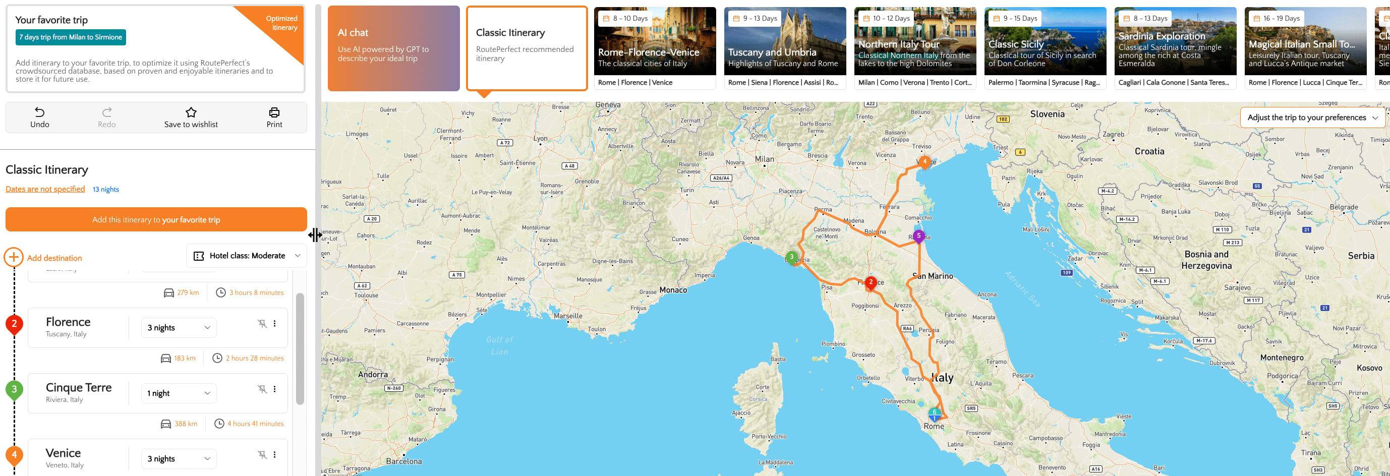 Tour Planner - Plan a Perfect Trip with Our Itinerary Planner