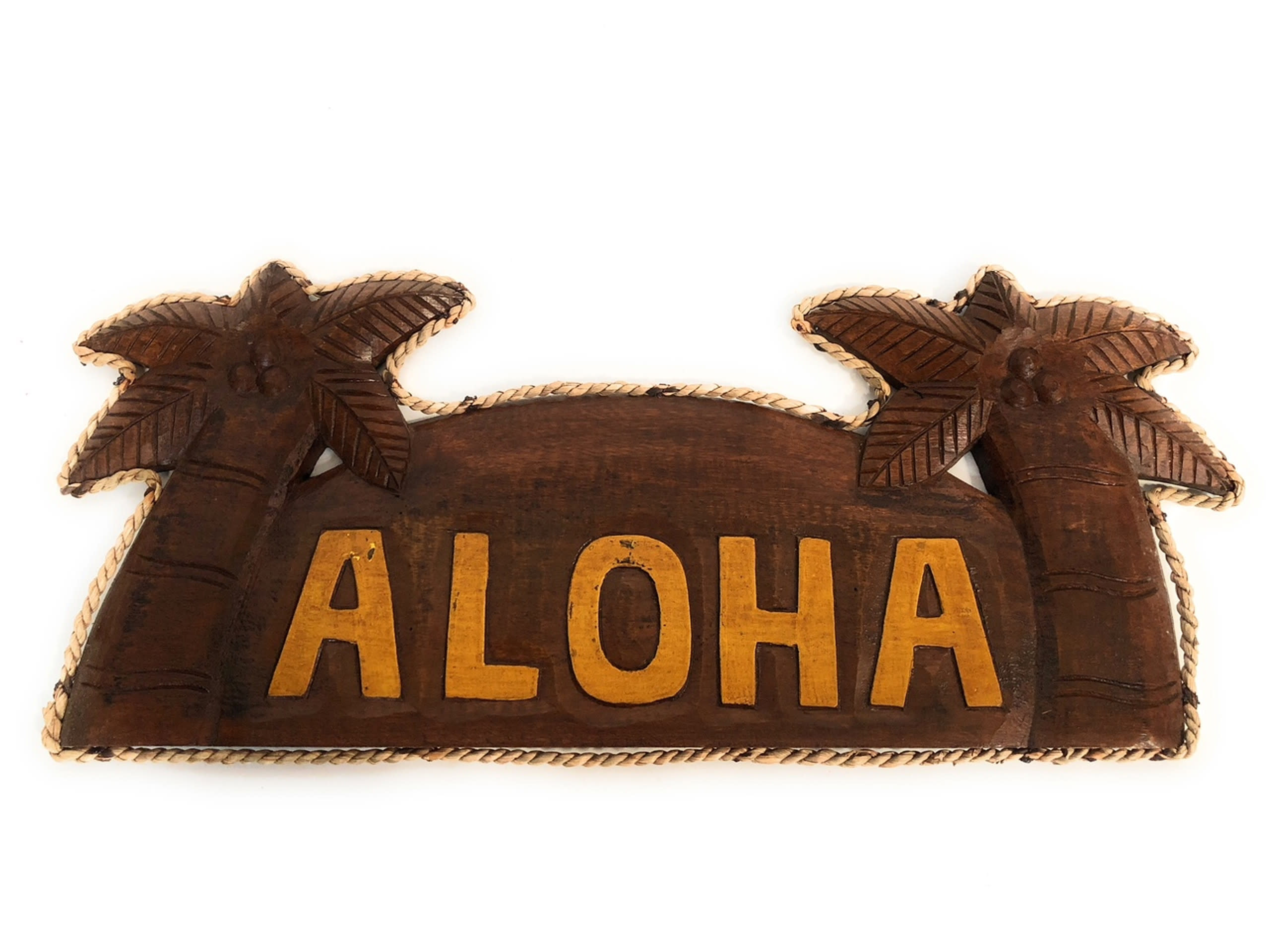 Aloha Signs: Wooden Aloha Signs - Turtle - Palm Trees - Flowers