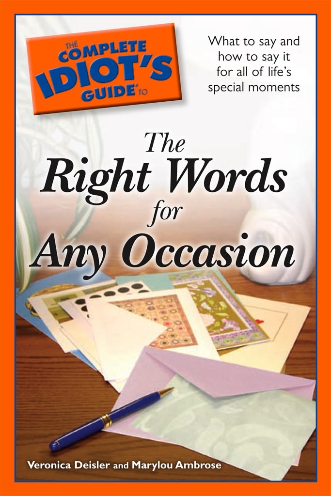 The Complete Idiot s Guide To The Right Words For Any Occasion DK US the-complete-idiot-s-guide-to-the-right-words-for-any-occasion-dk-us