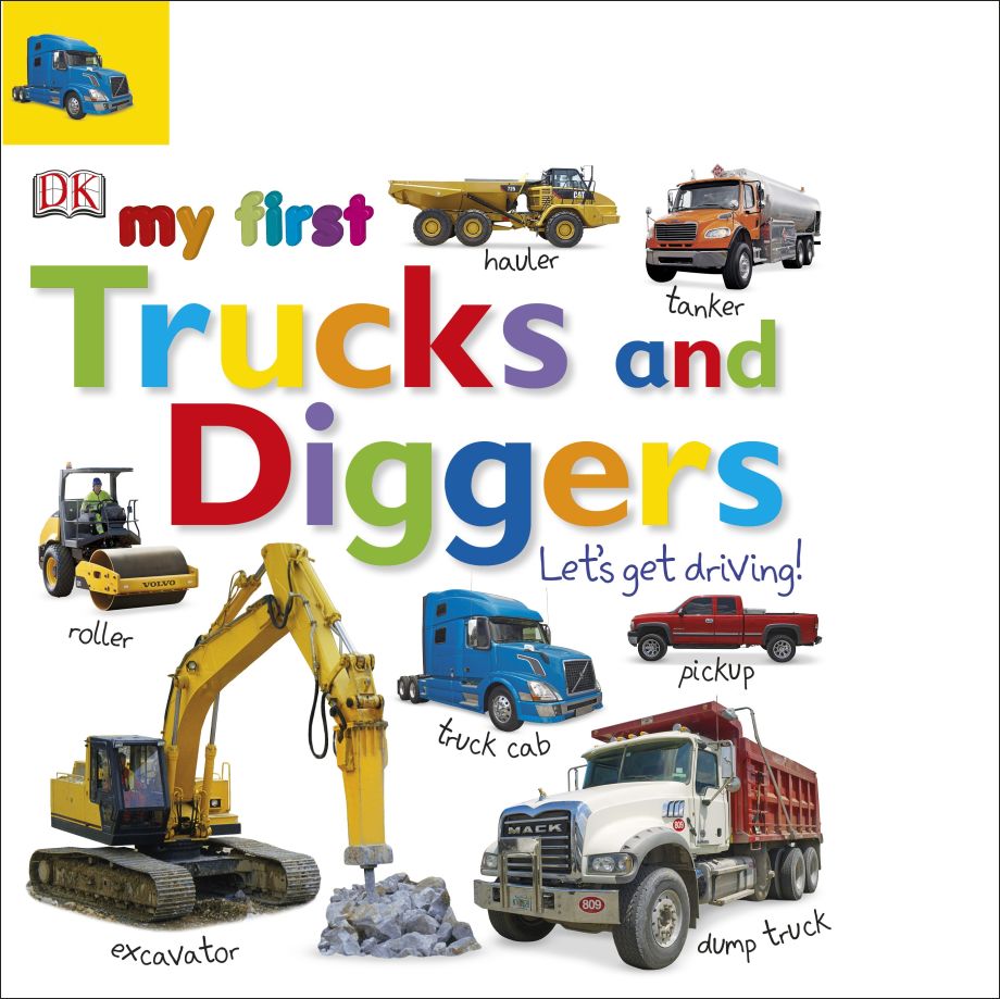 Tabbed Board Books: My First Trucks and Diggers | DK US