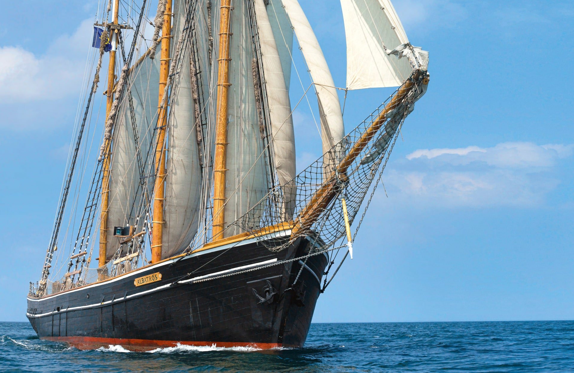 Schooners Ocean Ship Sail Tallship Ocean Sherpa Rederij Van