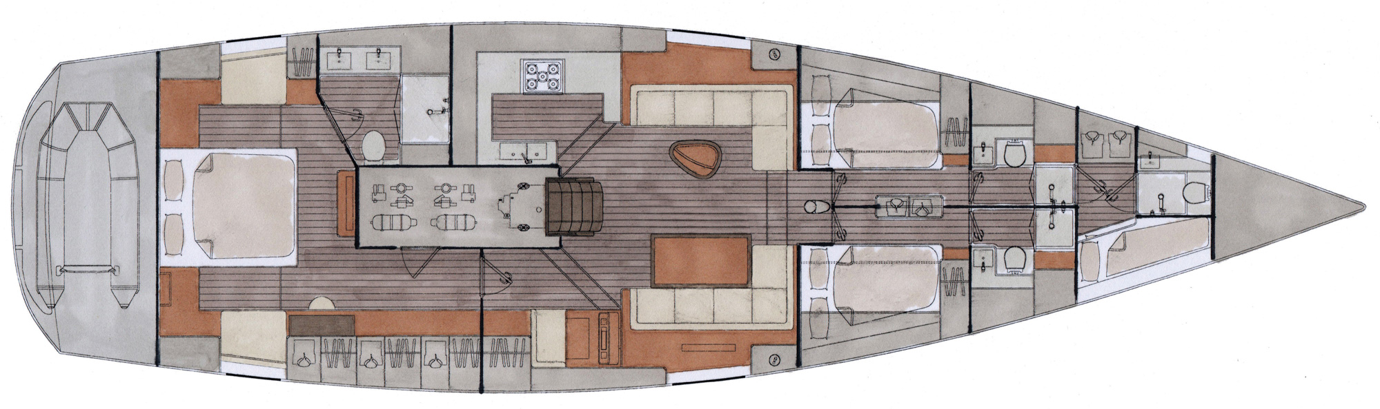 70 Ft Sailboat Floor Plan The New Prestige X70 Is A 70 Foot Long