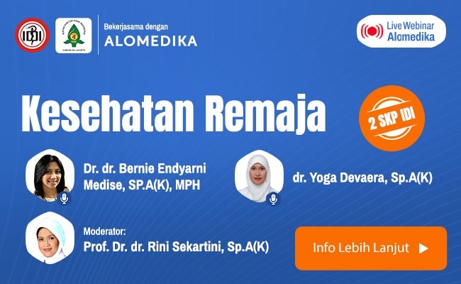 Live Webinar Kesehatan Remaja Alomedika