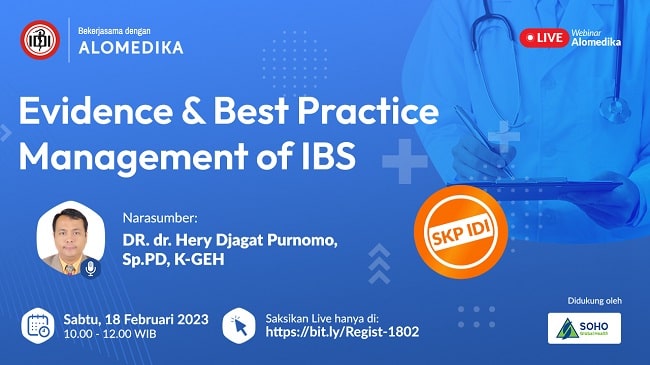 Live Webinar: Evidence & Best Practice Management of IBS - Alomedika Live Webinar: Evidence & Best Practice Management of IBS - Alomedika