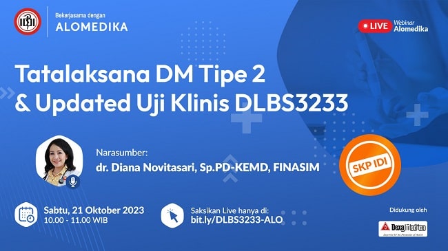 Live Webinar Tata Laksana Dm Tipe 2 And Updated Uji Klinis Dlbs3233