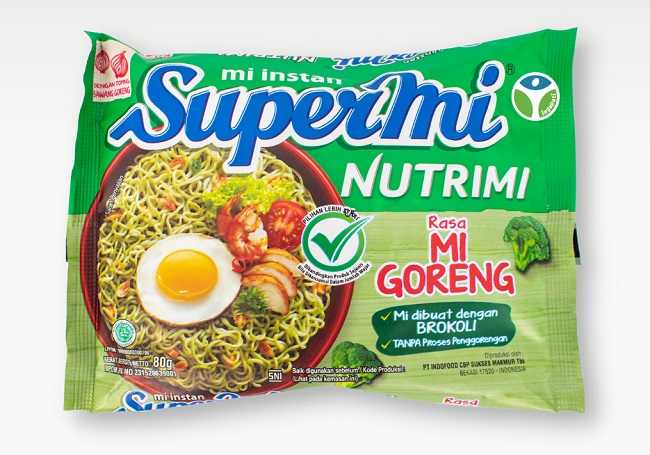 Supermi Nutrimi Rasa Mi Goreng - Manfaat, Nilai Gizi, dan Efek Samping ...