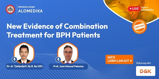 Live Webinar: New Evidence of Combination Treatment for BPH Patients - Alomedika