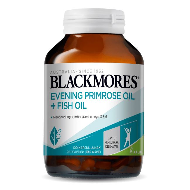 Blackmores Evening Primrose Oil + Fish Oil - Manfaat, Dosis, dan Efek ...