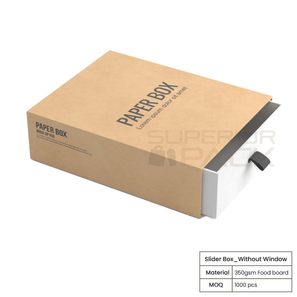 Slider Box Without Window | Superior Pack UAE