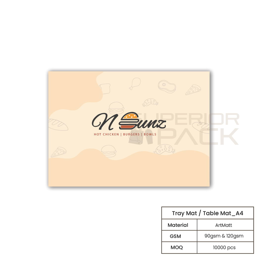 Tray Matt / Table Matt | Superior Pack UAE