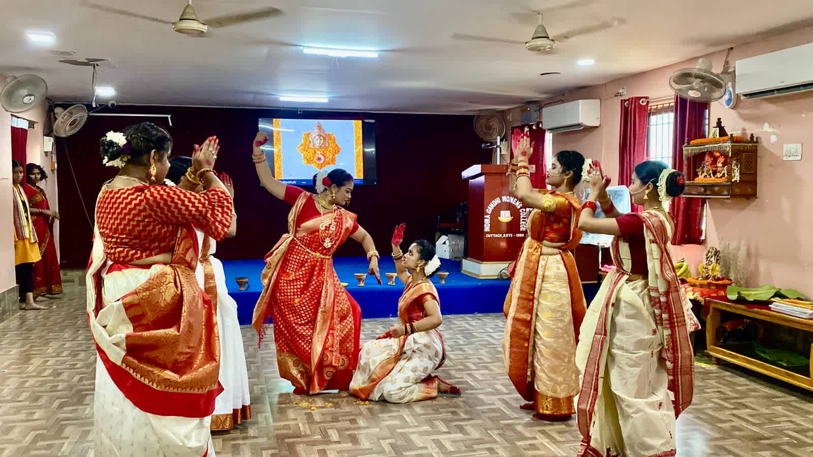 Navaratri Of Maa Durga celebration – Events and News-Indira Gandhi Women's College – Cuttack Odisha