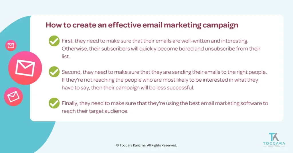The Best Email Marketing Tips for Ecommerce Businesses | Toccara Karizma
