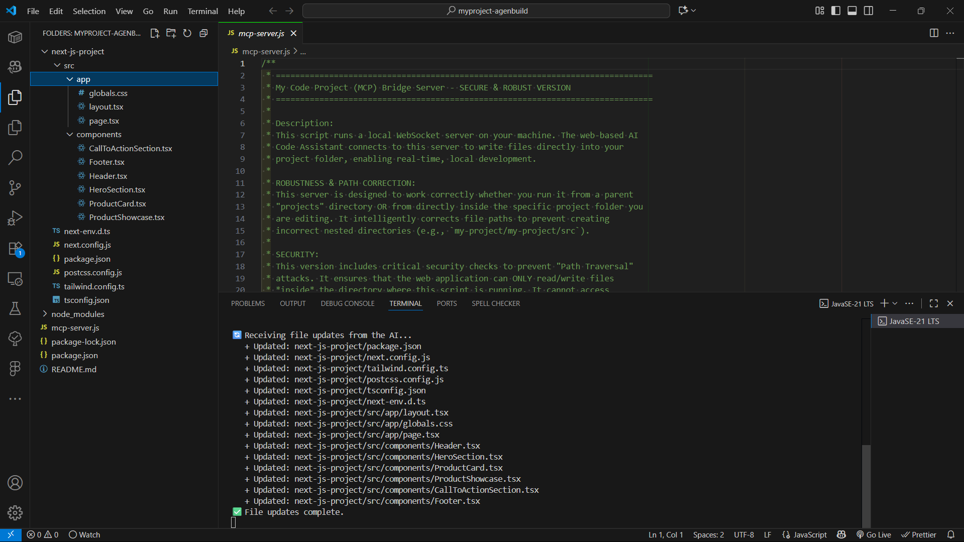 AgenBuild - Build Full-Stack Apps with Agentic AI
