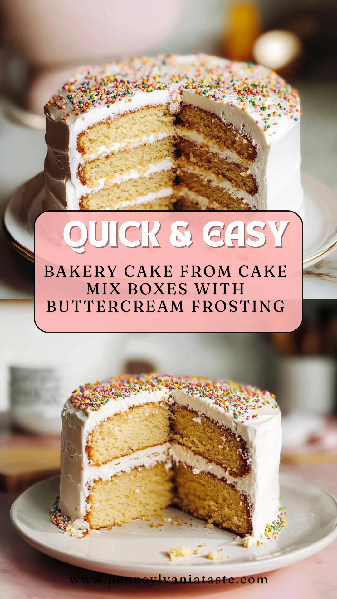 bakery cake from cake mix boxes: Moist and Fluffy Delight ...