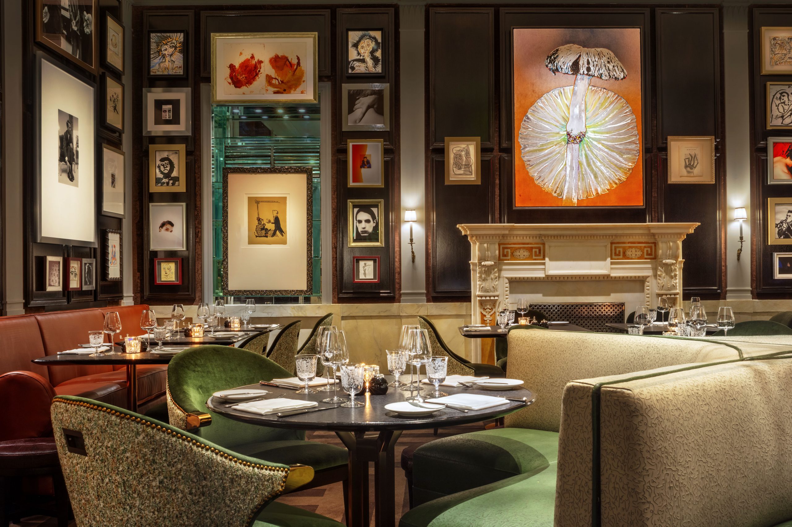Fine Art Meets Fine Dining, with Masterpieces on Walls and Plates Alike