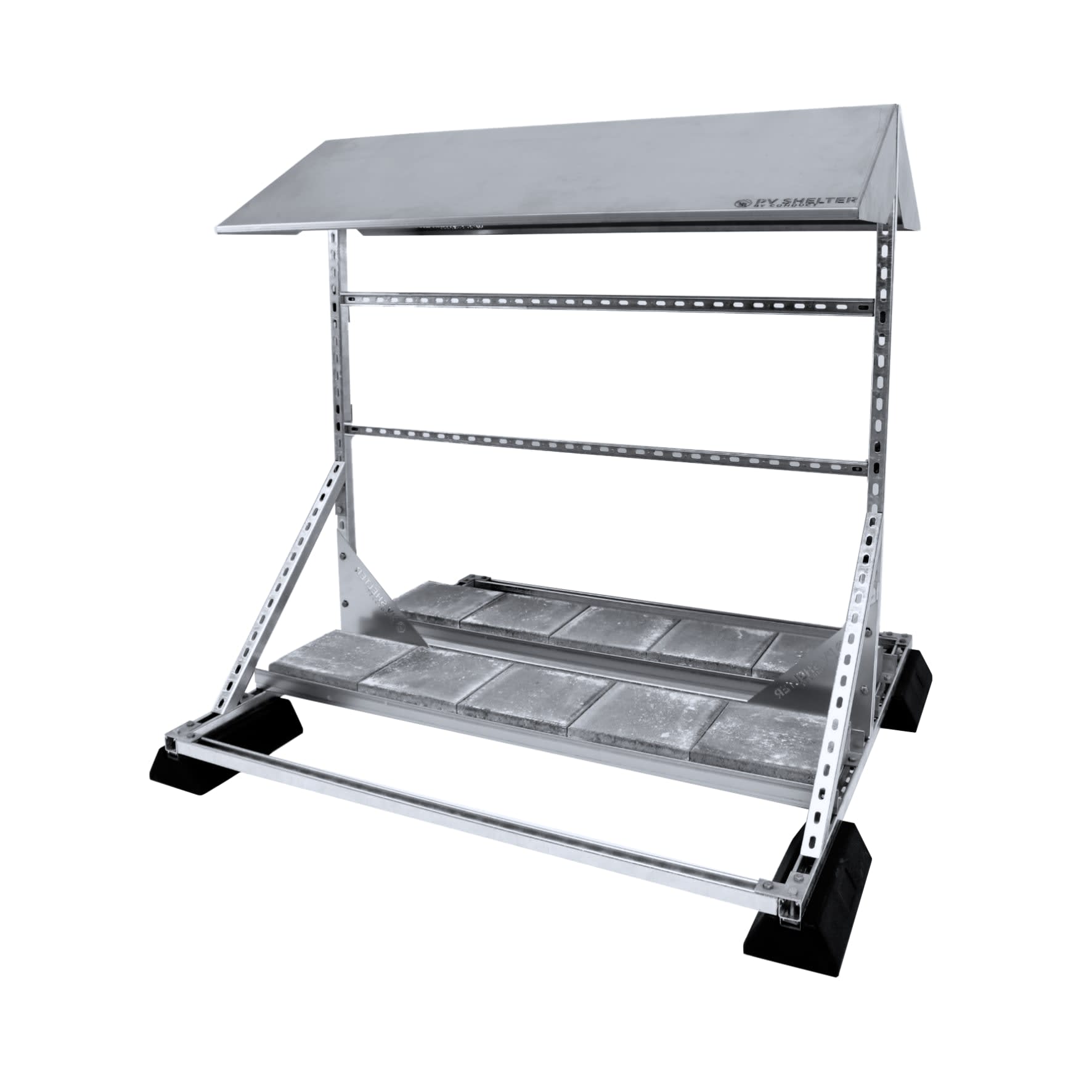 Inverterstativ frittstående dobbel 150cm Sun Net