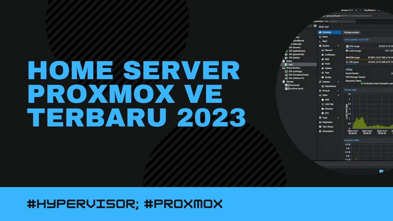Home Server Proxmox VE Terbaru | Awd Artikel