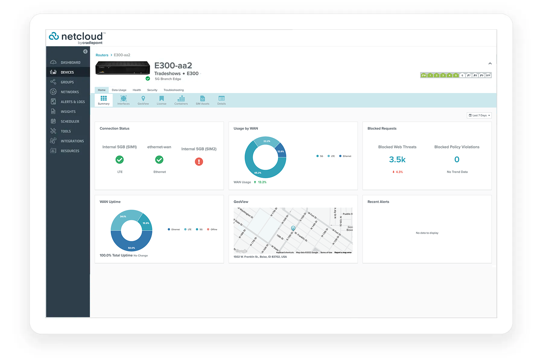 E300 Series Enterprise Router | Cradlepoint