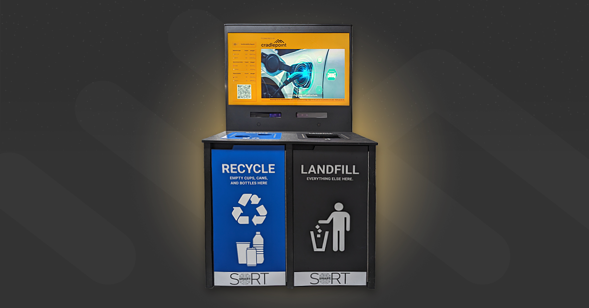 Cradlepoint Embedded IoT Cellular Solution Connects AI-Driven Sustainability Intelligent Waste ...