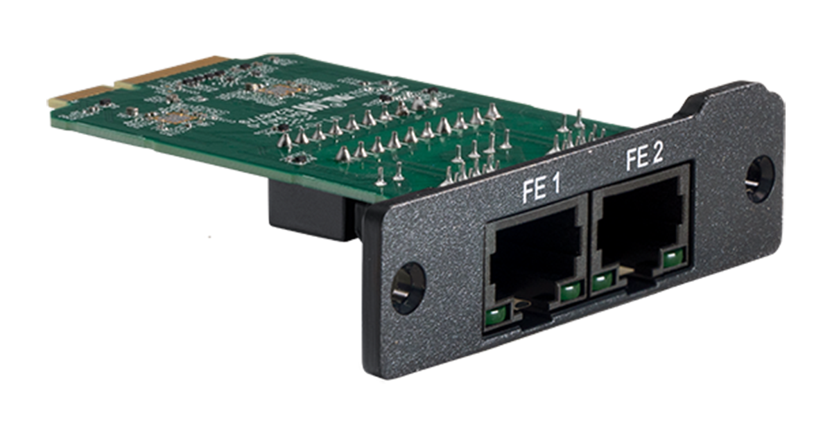 Dual Fast Ethernet Expansion Module with 2x RJ45 | NetCloud Equipment ...
