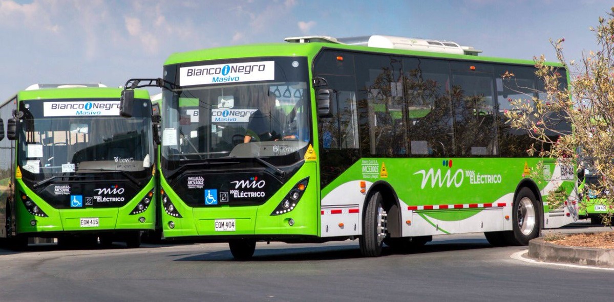 Sistema MIO incorporaría 110 buses eléctricos al transporte público de Cali