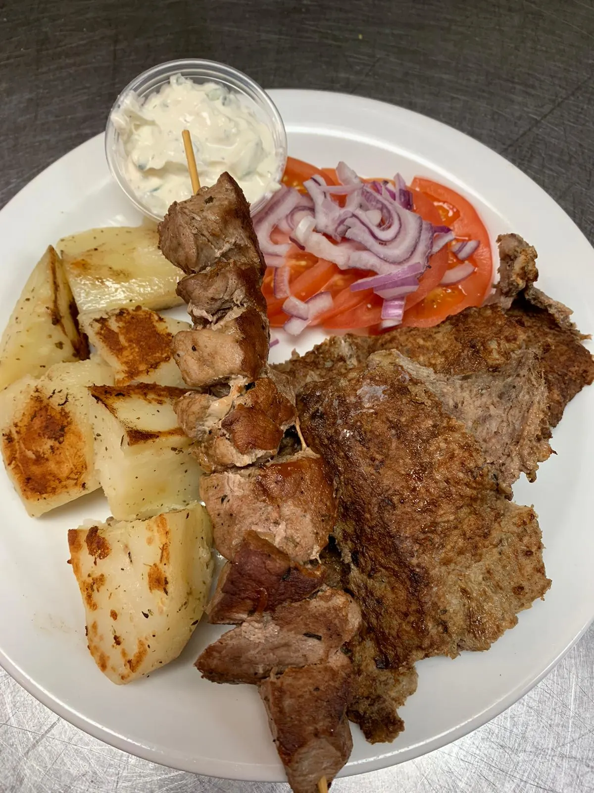 *Souvlaki & Gyros Combo - Stathis Grill
