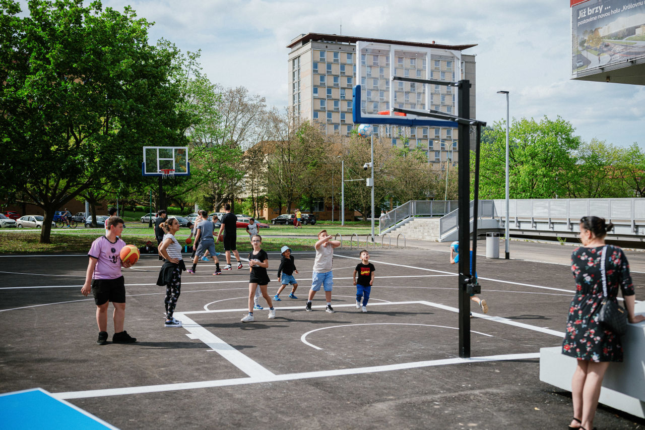 A New Park in Most Attracted Its First Visitors
