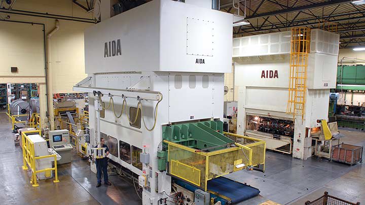 Progressive Die Stamping Mechanical Presses from AIDA