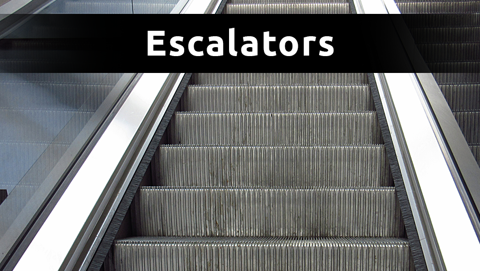 Tico products suitable for the lifts and escalators - escalators