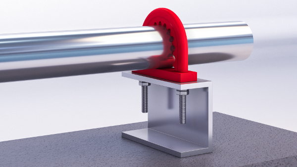 Tico-pipe-support-clamp-grip-type