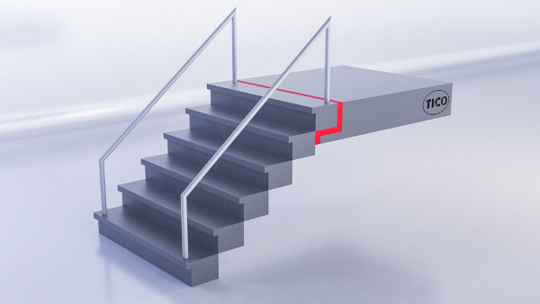 staircase vibrtion isolation
