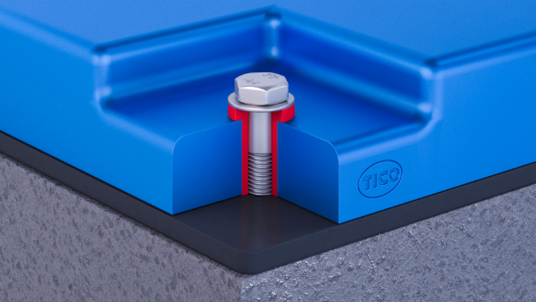 bolt isolation between insert and machine base