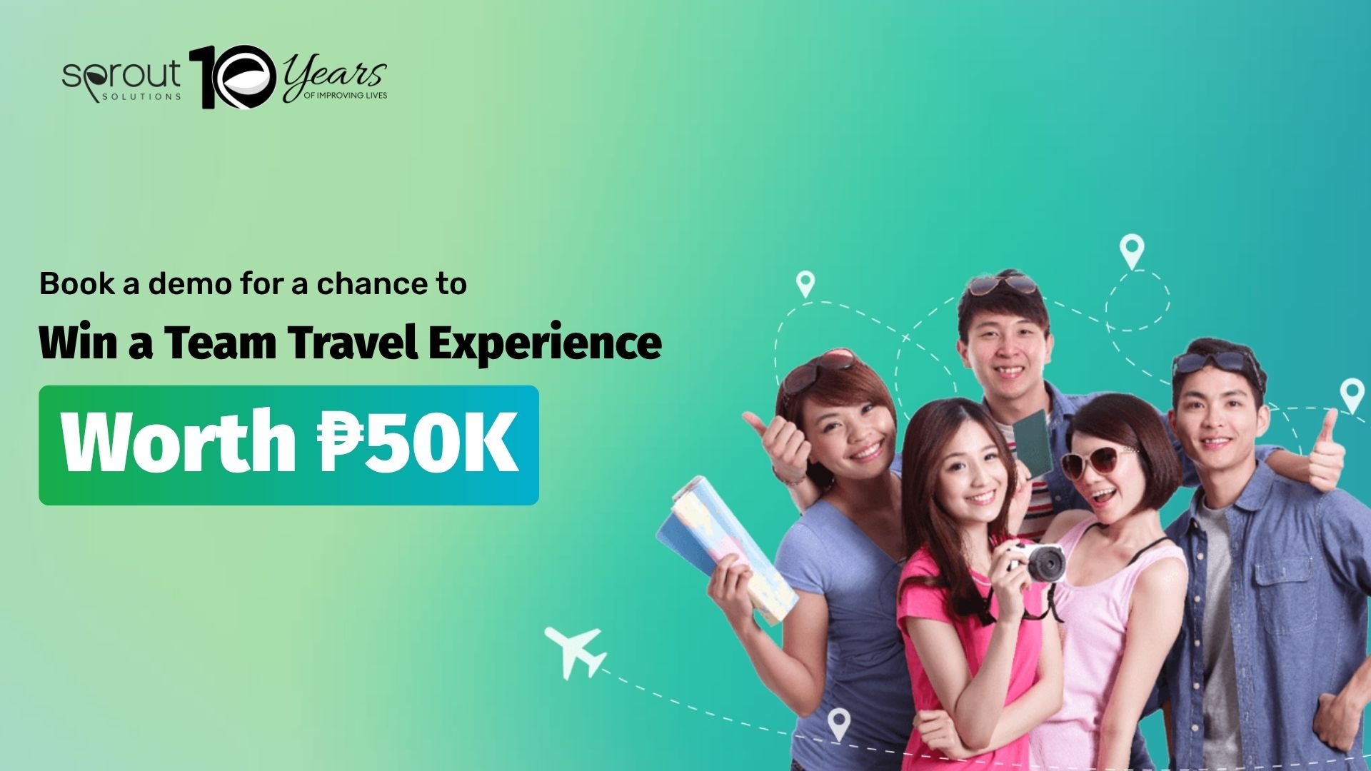 Win Free Flight Tickets | Sprout Travel Promo for Team Building ...