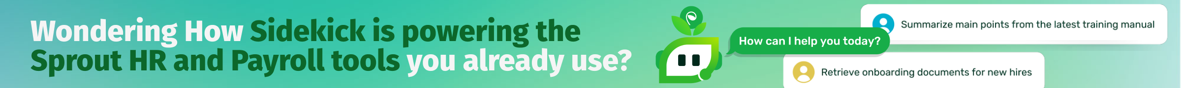 Sidekick – Sprout Solutions