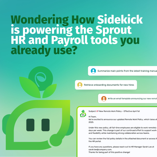 Sidekick – Sprout Solutions