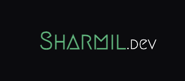 Sharmil — Developer