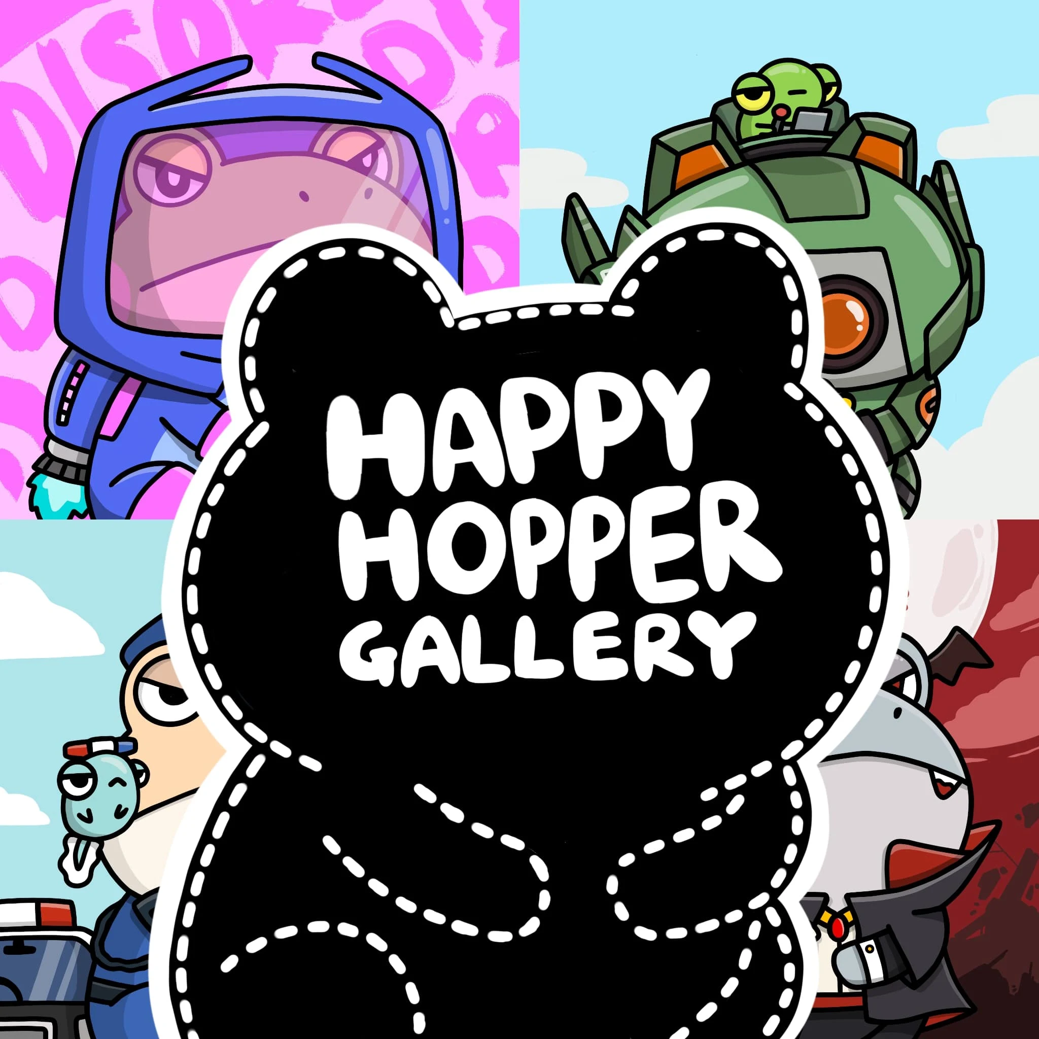 Happy Hoppers Gallery NFTs | JPG Store