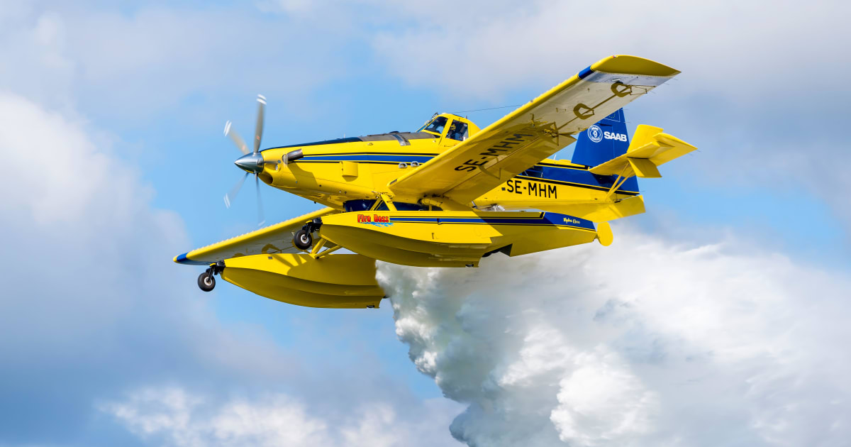 Aerial Firefighting | Saab